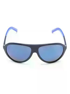 Moncler Roque Pilot-frame Sunglasses - Blue