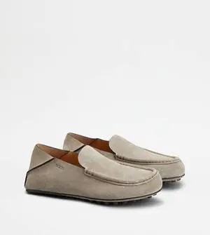 TOD'S Suede Slipper Loafers