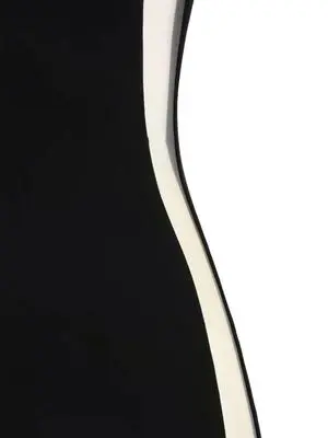 Elisabetta Franchi Asymmetric Draped Maxi Dress With Jewelled Clasp - Black