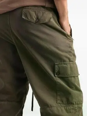 Dolce & Gabbana Resin-coated Gabardine Cargo Pants