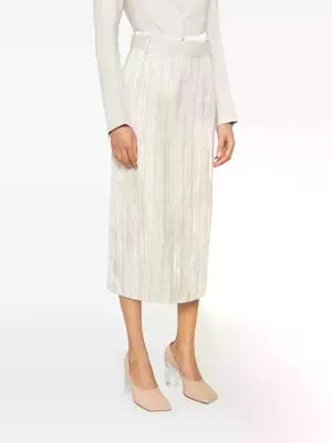 BETTTER X Zegna Striped Midi Skirt