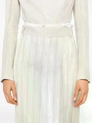 BETTTER X Zegna Striped Midi Skirt