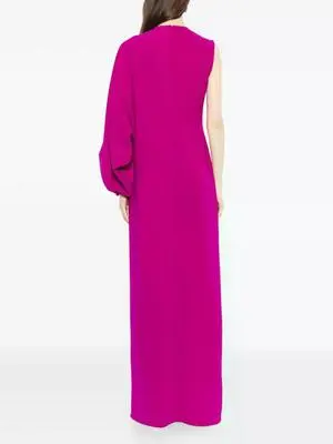Amsale One-shoulder Maxi Dress