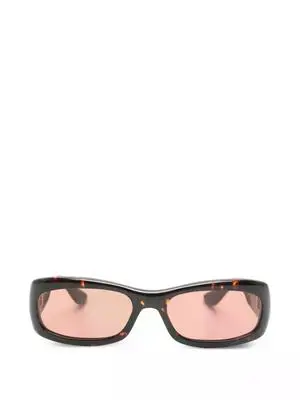 PORT TANGER Saudade Rectangle-frame Sunglasses - Brown