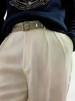 Ralph Lauren Purple Label Pleated Trousers - Neutrals