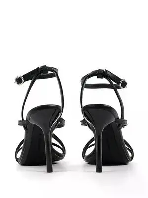 Karl Lagerfeld Logo Strap Stiletto Sandals