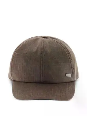 Herno Metal-logo Baseball Cap - Brown