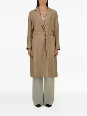 Herno Belted Single-breasted Coat