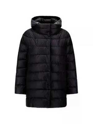 Herno Ultralight Hooded Quilted Jacket - Black