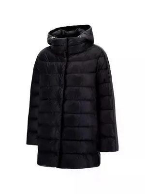 Herno Ultralight Hooded Quilted Jacket - Black