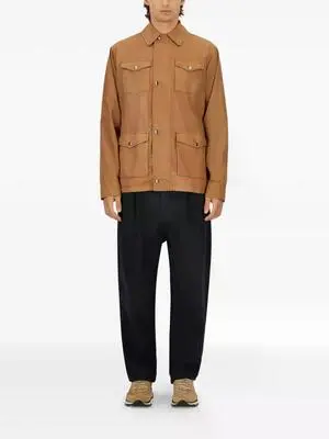Herno Flap Pocket Drawstring Jacket - Neutrals