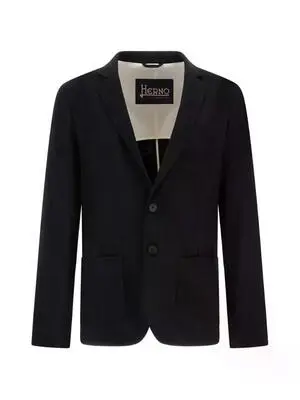 Herno Single-breasted Blazer - Black