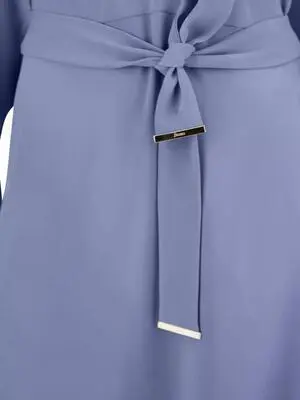 Herno Belted V-neck Dress