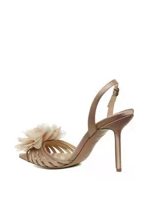 GINISSIMA Julia Heeled Sandals - Neutrals