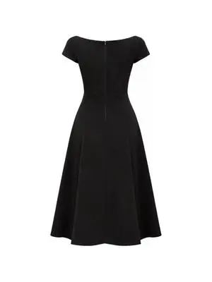 NISSA A-line Crepe Dress