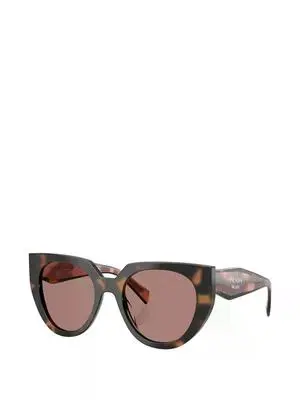 Prada Tortoiseshell-effect Cat-eye Sunglasses