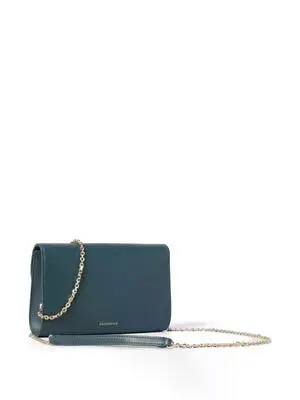 COCCINELLE Leather Clutch With Chain Strap