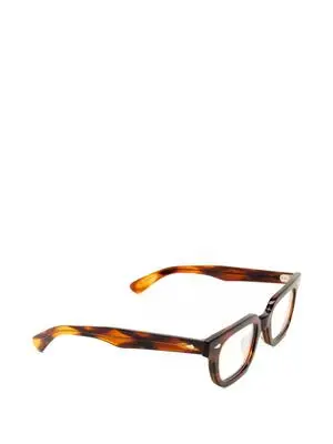 JULIUS TART OPTICAL T-man Square Frame Glasses