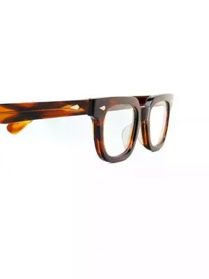JULIUS TART OPTICAL T-man Square Frame Glasses