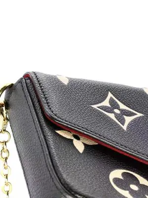 LOUIS VUITTON Felicie Pochette Bicolor Monogram Empreinte Giant