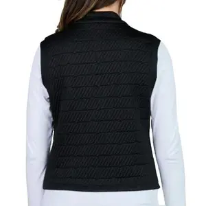 SOFIBELLA Staples Golf Vest - Black