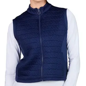 SOFIBELLA Staples Golf Vest - Navy