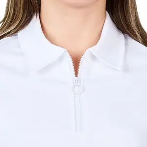 SOFIBELLA Quarter-zip Golf Pullover - White