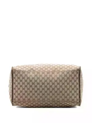 Gucci Gg Canvas Web Duffle Bag