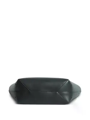 Moncler Embossed-logo Leather Tote - Black