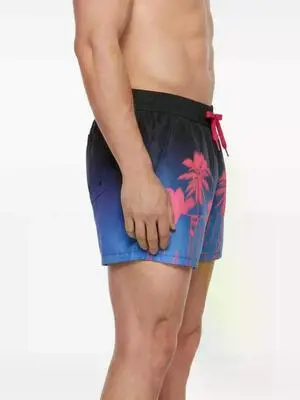 Moschino Palm-tree Graphic Swim Shorts