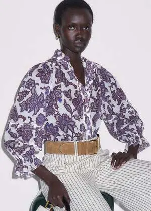 Semi-Sheer Blouses