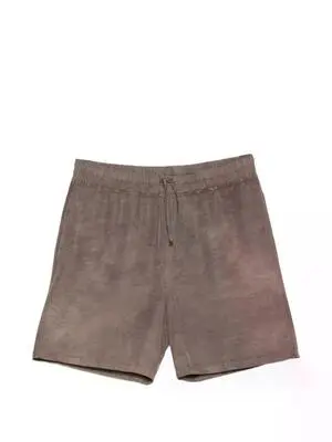 ROBERTO COLLINA Drawstring Shorts - Brown