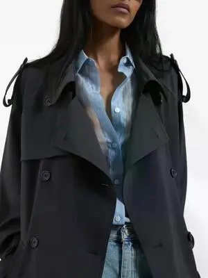 THE FRANKIE SHOP Veyron Trench Coat - Grey