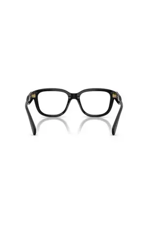 Miu Miu 51mm Rectangle Optical Glasses - Black