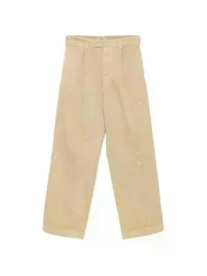 Auralee Wide-leg Trousers - Neutrals