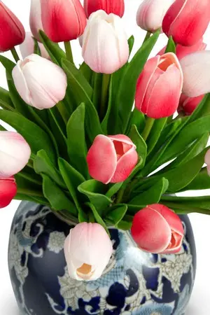 COCOBELLA Odette Realtouch Tulip Toile Arrangement