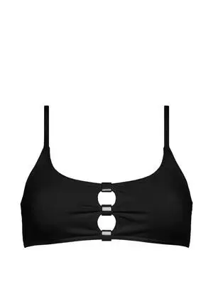 ERES Bloom Bikini Top - Black