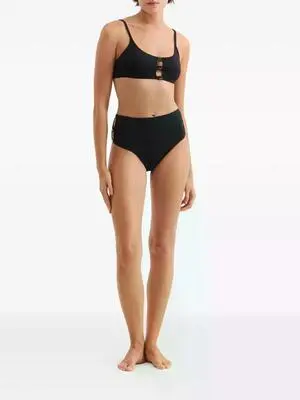 ERES Bloom Bikini Top - Black