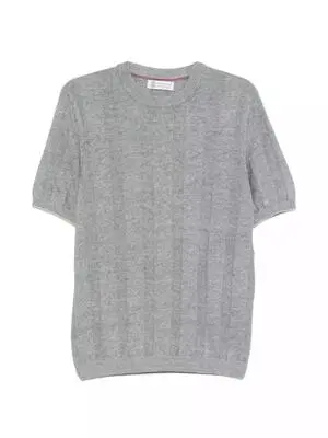 Brunello Cucinelli Short Sleeve Sweaters For Men