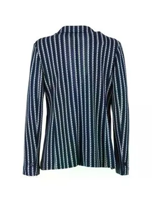 CIRCOLO 1901 Striped Blazer - Blue