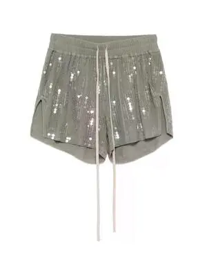 Rick Owens Sequin Embellished Shorts