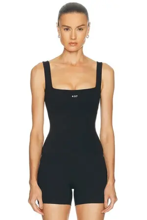 437 Square Tank Top - Black