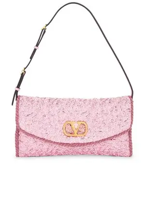 Valentino Garavani Vain Soft Clutch - Rosa