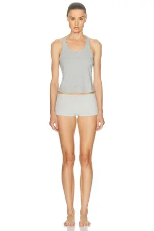 Lunya Organic Pima Curved Hem Tank Top
