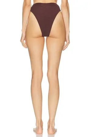 LA PORTE Kate Pinch Bikini Bottom - Fudge