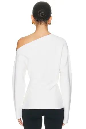 EAVES Rachelle Draped Knit Top