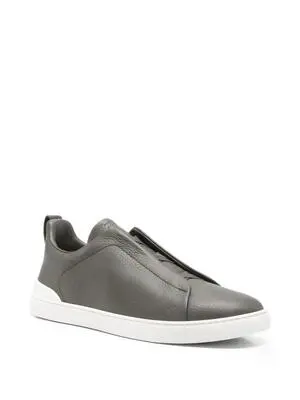 Zegna Triple Stitch Round-toe Sneakers