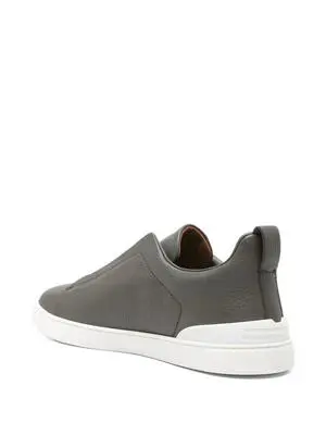Zegna Triple Stitch Round-toe Sneakers