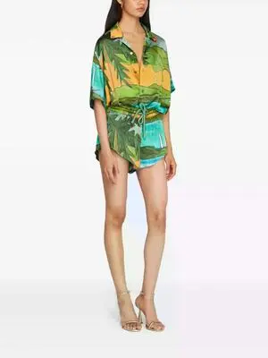 DONDE ESTEBAN Magdalena Short-sleeve Shirt - Blue