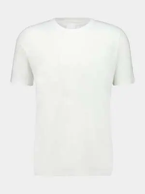 120% Lino Linen T-shirt - White